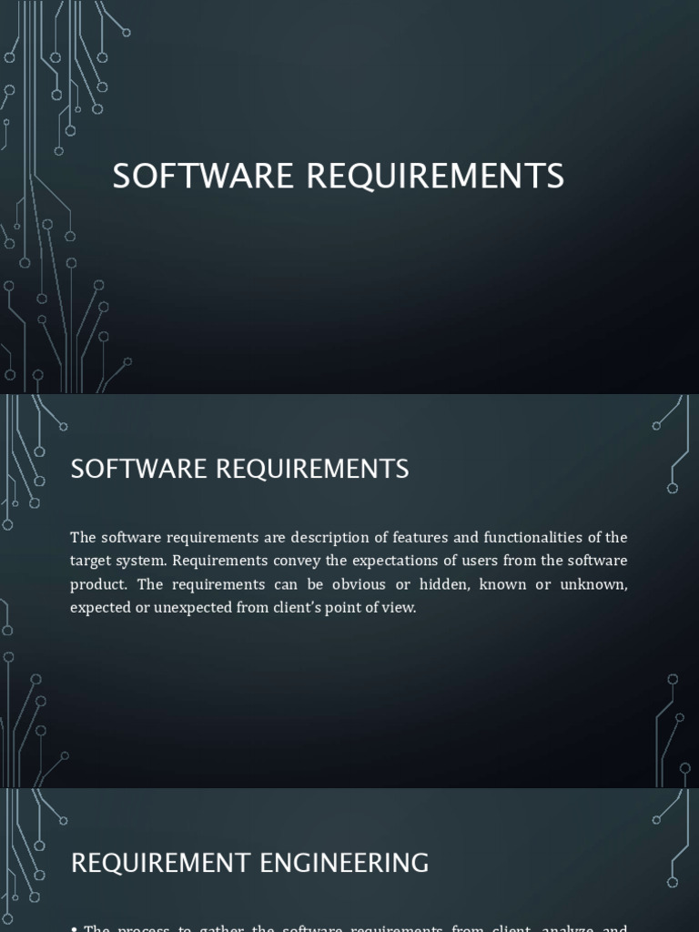 Softwarerequirements 190827140956 | PDF | Software | Computer Science