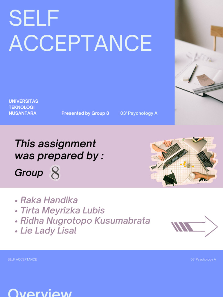 Grup 8 Self-Acceptance | PDF | Thought | Mindfulness