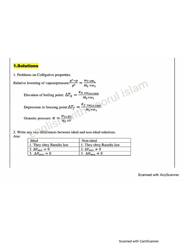 Chemistry Important Short Questions With Answers PDF 2024 ?? | PDF
