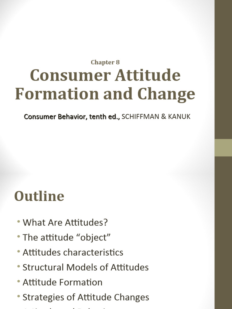 Dokumen.tips Consumer Behavior Consumer Attitude Formation and Change ...