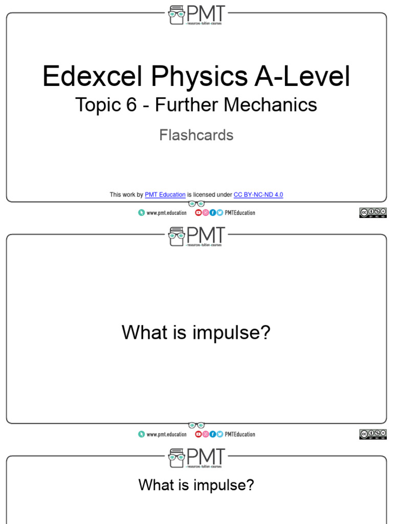 Flashcards - Topic 6 Further Mechanics - Edexcel Physics A-Level | PDF ... Flashcards - Topic 6 Further Mechanics - Edexcel Physics A-Level | PDF ...