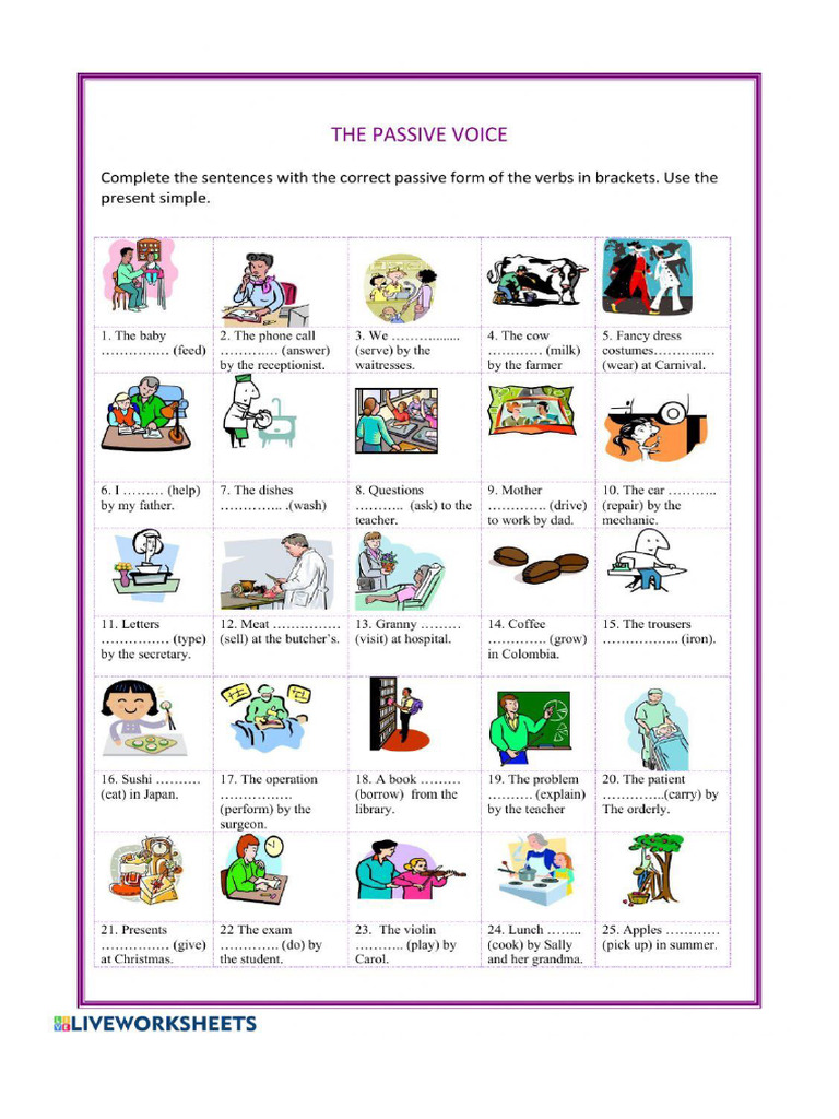 Basic Passive Voice | PDF