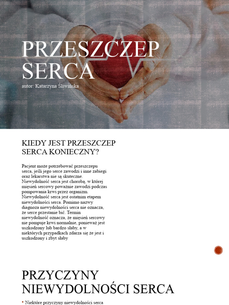 Przeszczep Serca | PDF