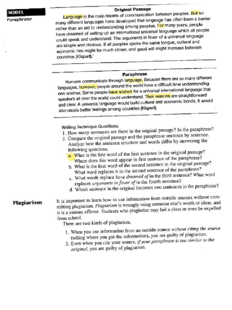 Paraphrase Theory and Practice | PDF