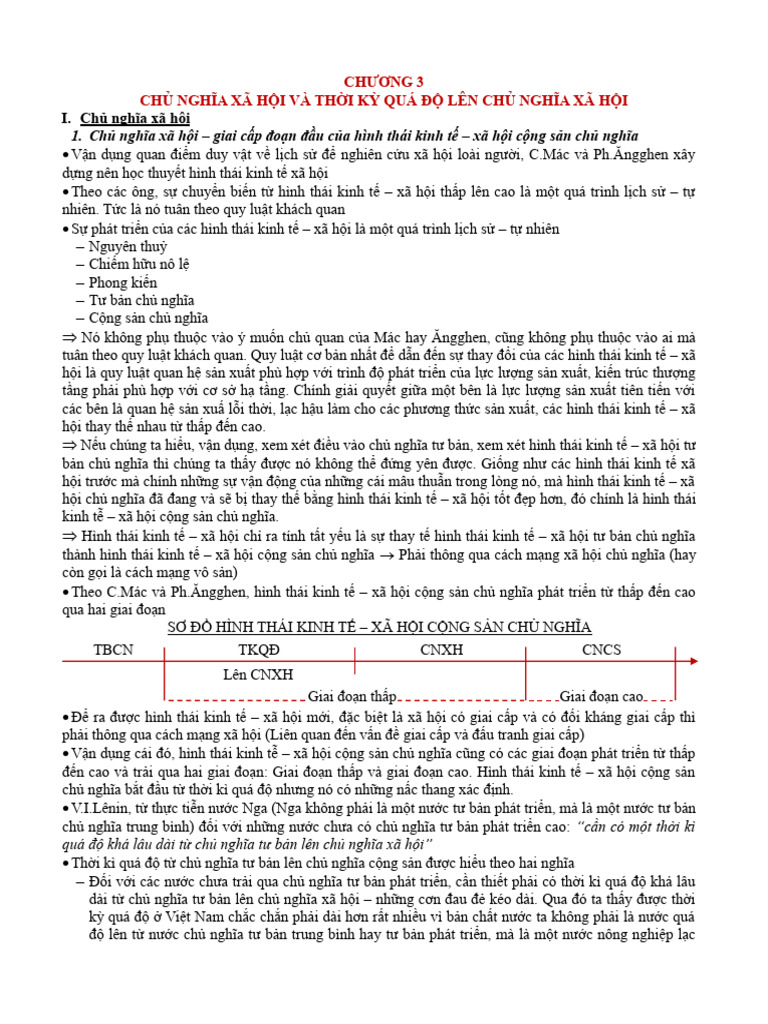 Chương 3 CNXHKH | PDF