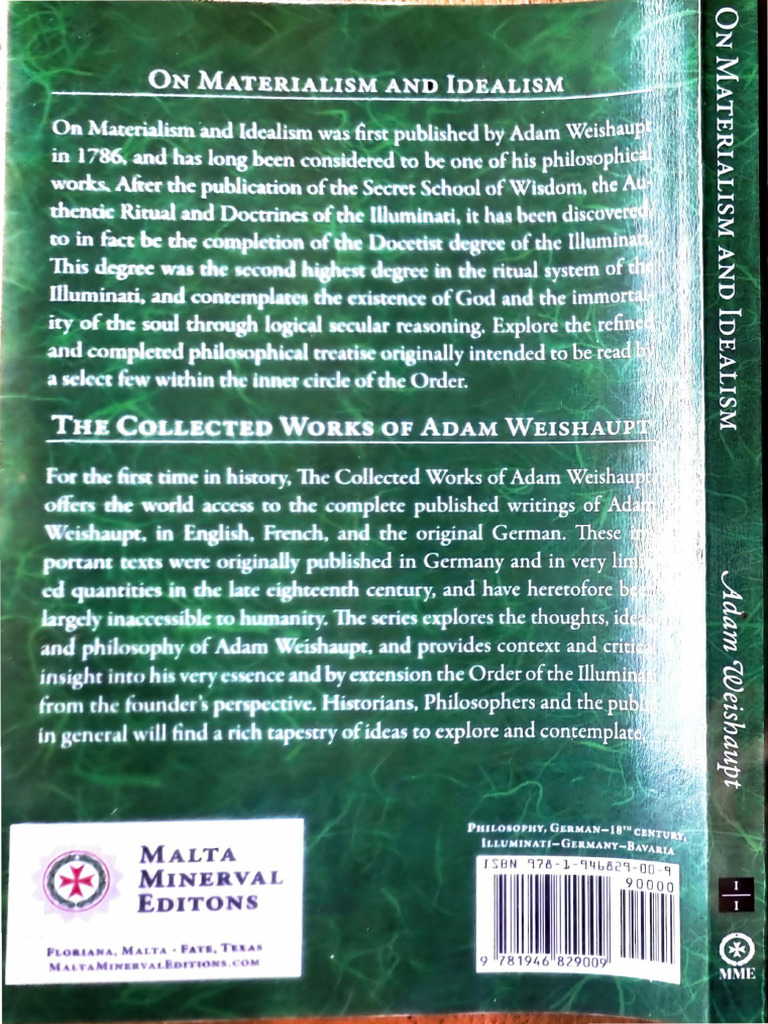 On Materialism and Idealism | PDF