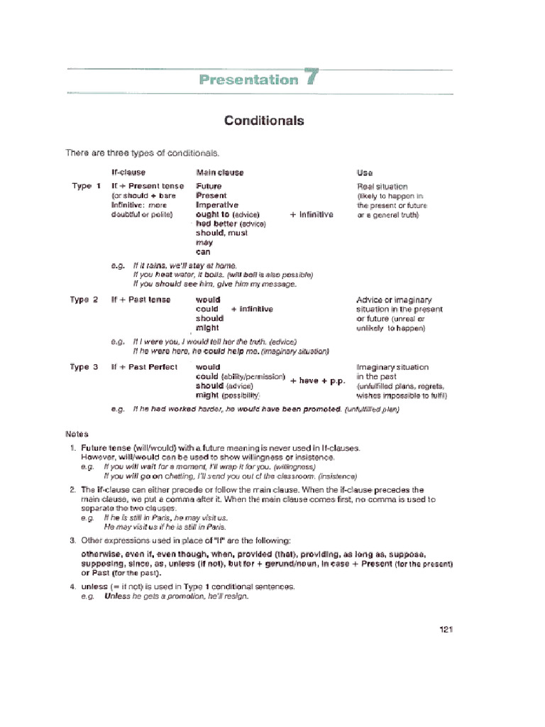 Conditionals Theory | PDF