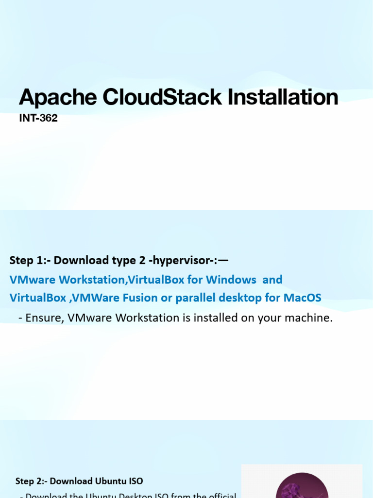 Installation Steps | PDF | Ip Address | Computing