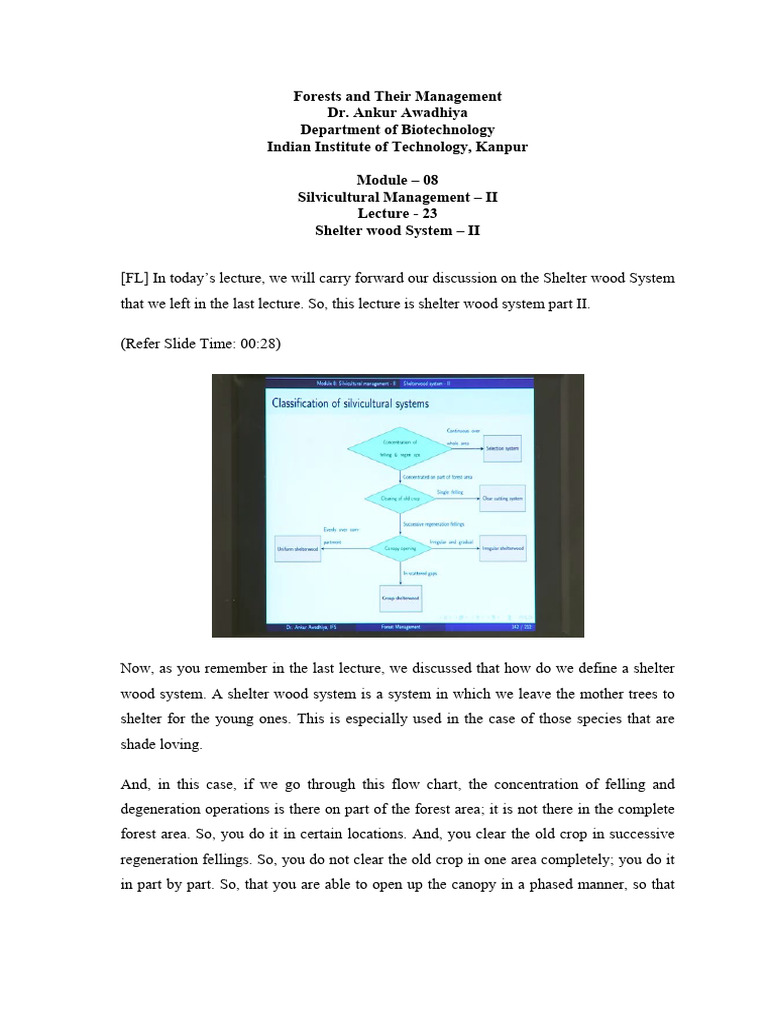 Lec 23 | PDF | Canopy (Biology) | Seed