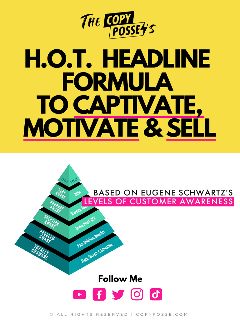 Free Guide Headline Writing Pyramid 2022 | PDF | Copywriting | Marketing