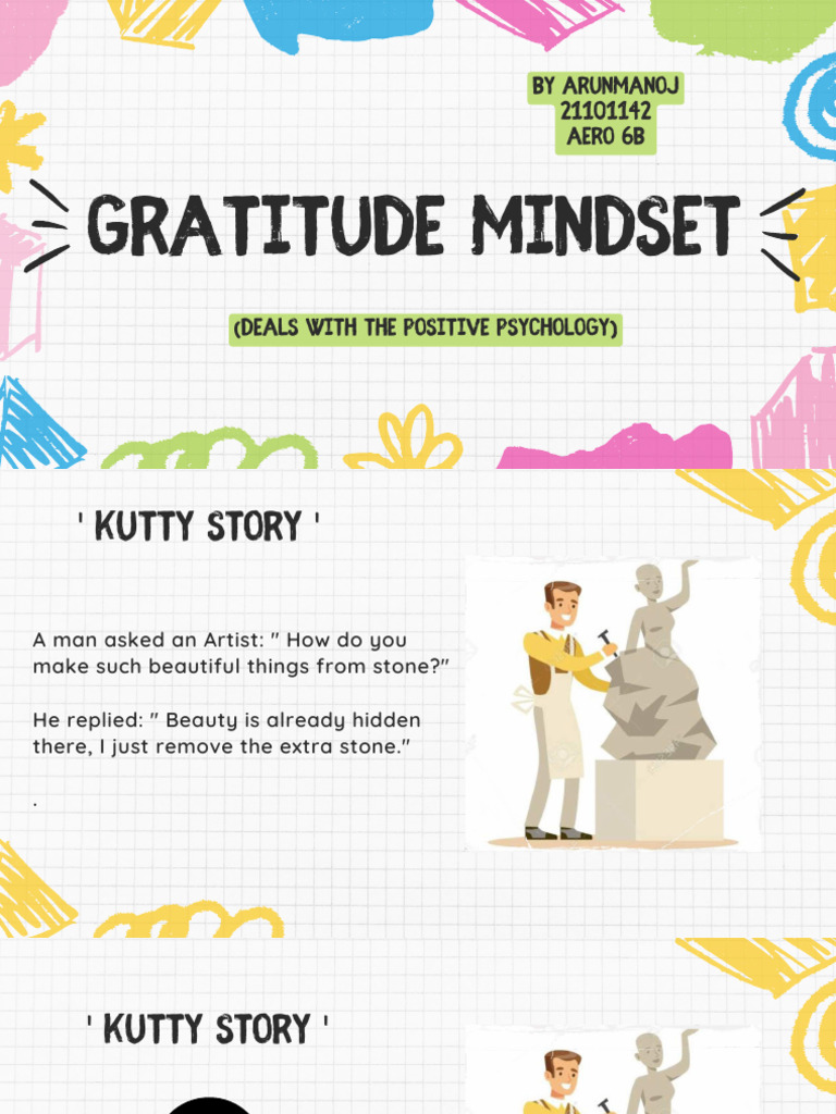 Gratitude Psychology Presentation | PDF | Occupational Burnout | Gratitude