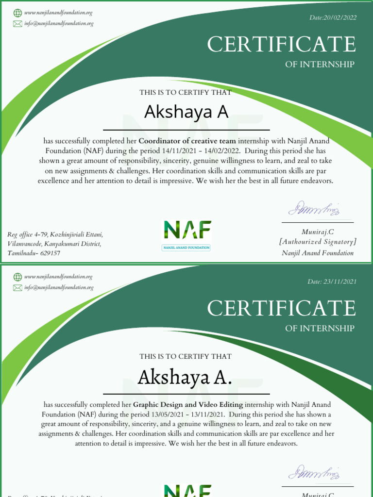 Certificate: Akshaya A | Download Free PDF | Human Communication