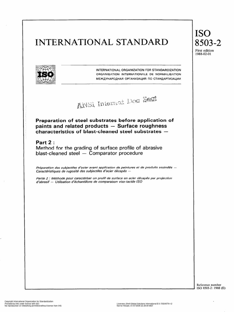 Iso 8503-2 | PDF | International Organization For Standardization ...