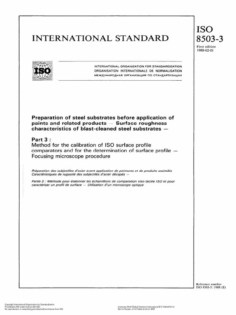 Iso 8503-3 | PDF | International Organization For Standardization | Optics