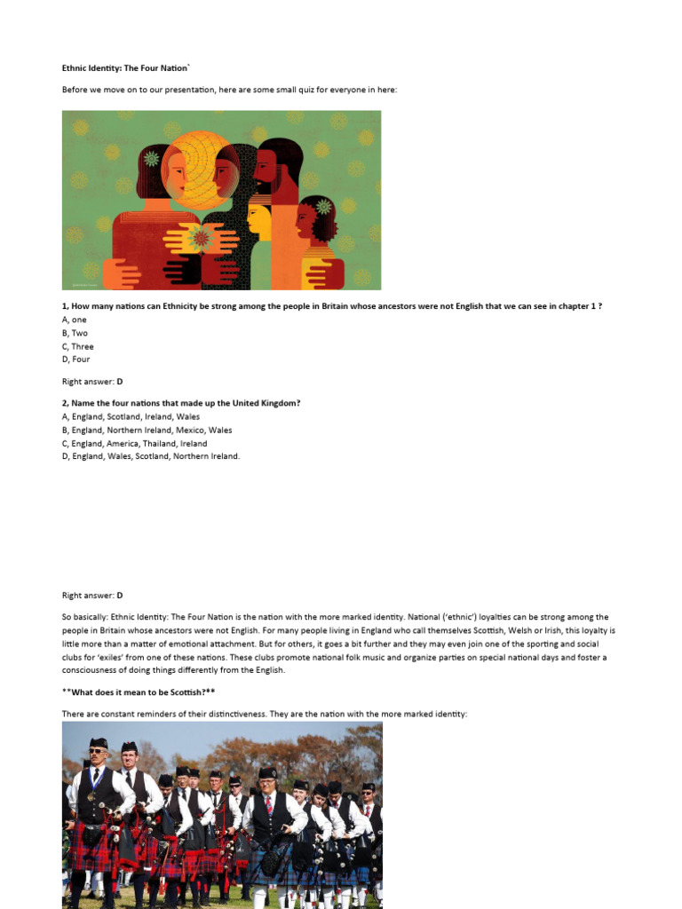 Ethnic Identity Other Ethnic Identities | PDF | Scotland | English Language