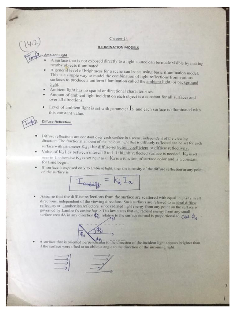 Illumination Book Notes | PDF