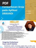 SOP Pemberkasan Dan Penyimpanan Arsip Aktif Pada Central File | PDF