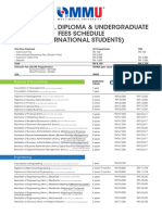 MMU UG Fee Structure International | PDF | Multimedia | Computing