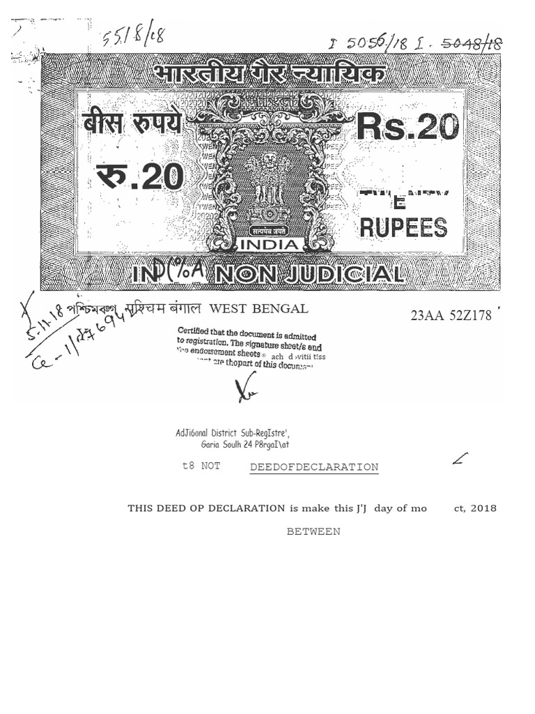 Amalgamation Deed | PDF | Civil Law (Common Law) | Natural Resources Law