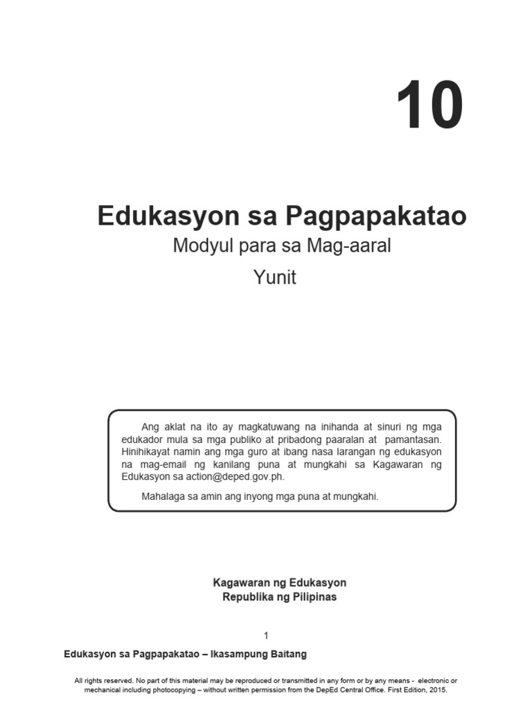 EsP10 LM U4 | PDF