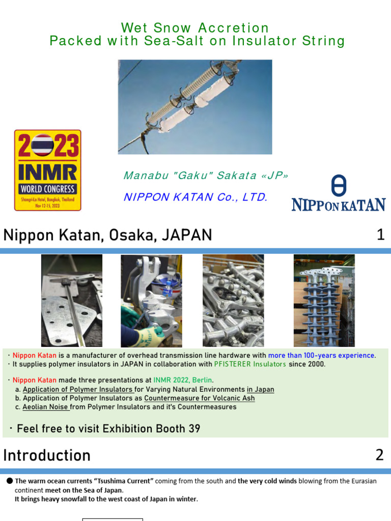 Sakata-Processed-Presentation-LR | PDF | Snow | Insulator (Electricity)