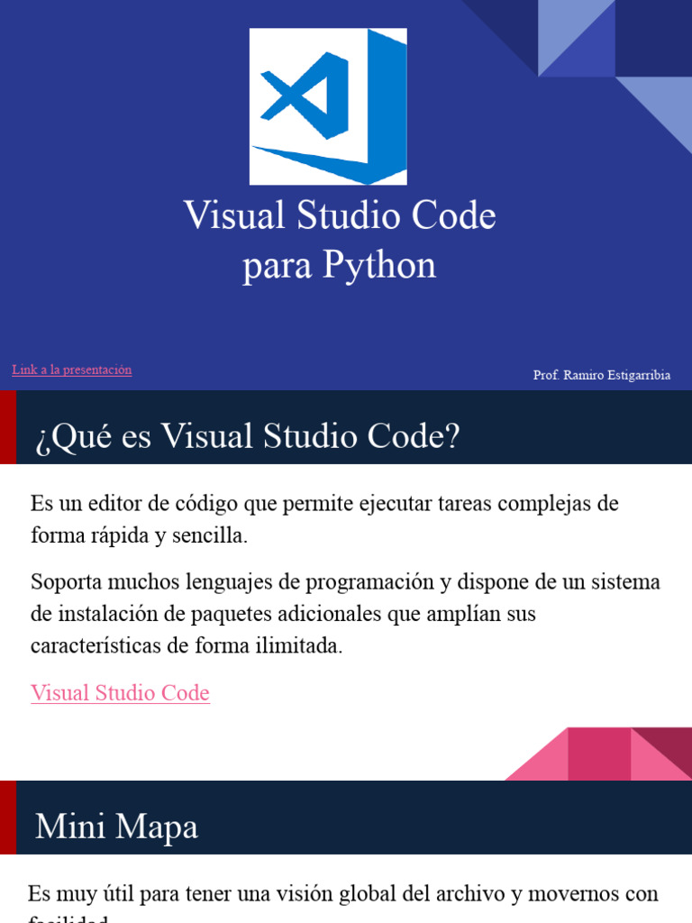 Visual Studio Code Para Python | PDF | Archivo de computadora | Python (lenguaje de programación)