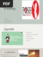 POSH Training Module Overview | PDF