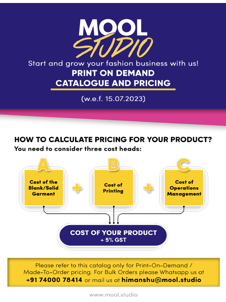 Mool Studio - Catalogue - July23 | PDF