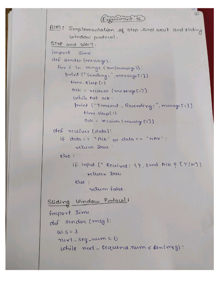 CN Practical File | PDF CN Practical File | PDF