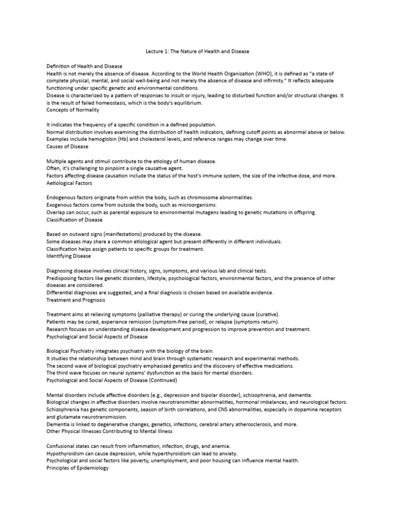 Pathology LO1&2 Notes | PDF | Inflammation | Cell Cycle
