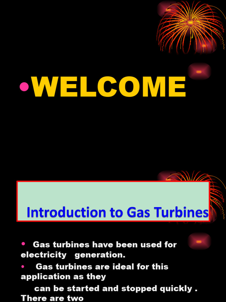 Gas turbine power plant presentation | PDF | Gas Turbine | Fuels