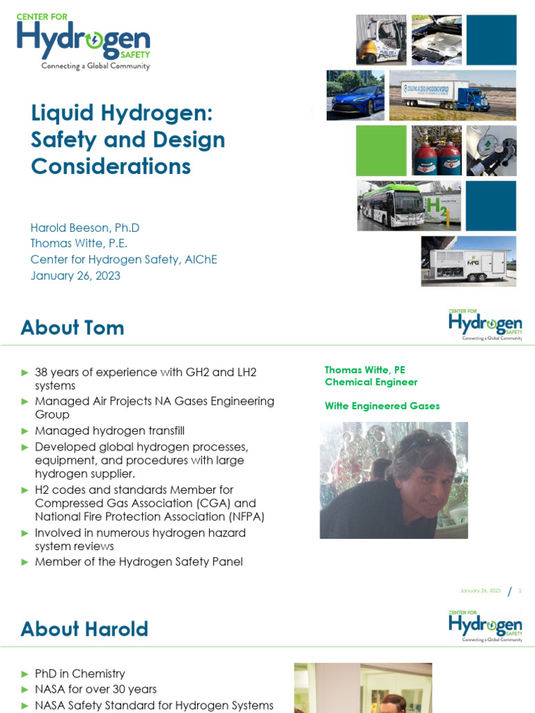 LH2 Safety and Design Considerations Important | Download Free PDF ...