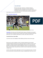 Trapping Techniques in Football | PDF | Sports | Team Sports