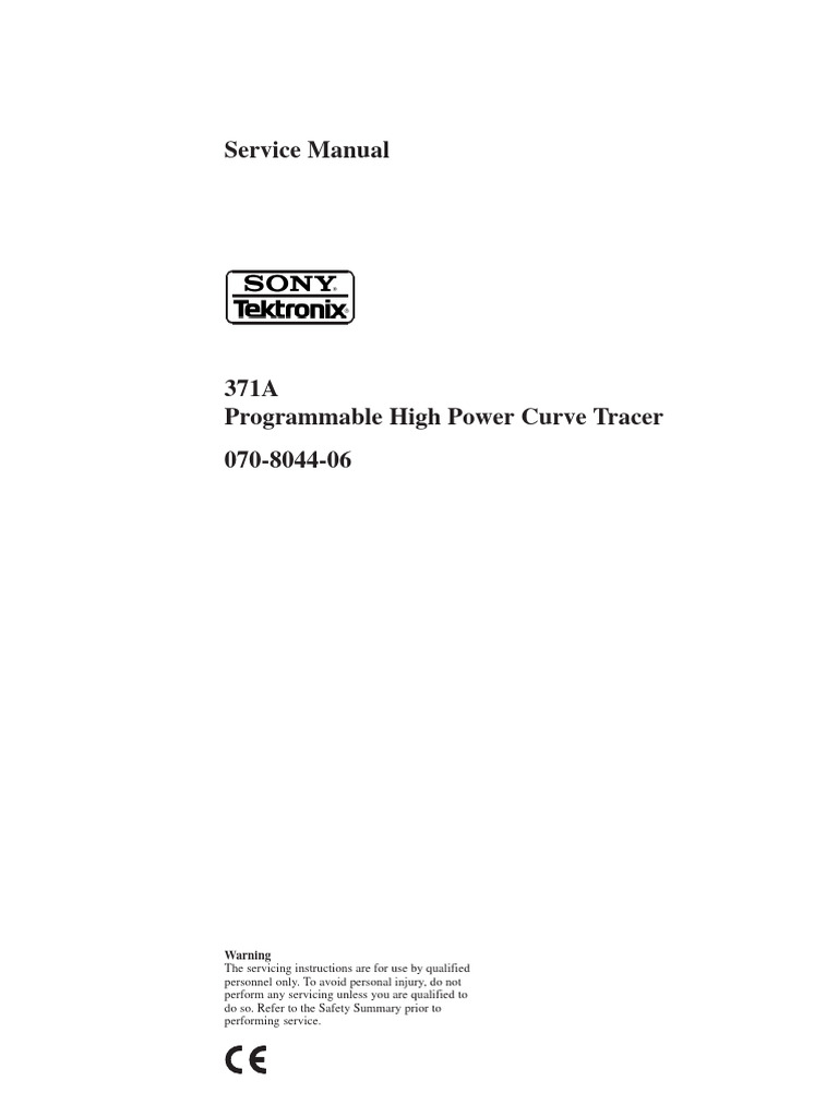 Tektronix - 317A | PDF | Inductor | Amplitude