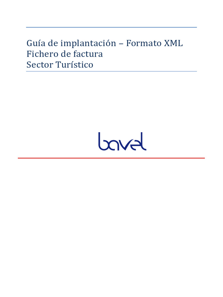I0000ES Formato Factura Turístico XML Bavel (.XML) .v3.0 | Descargar ...