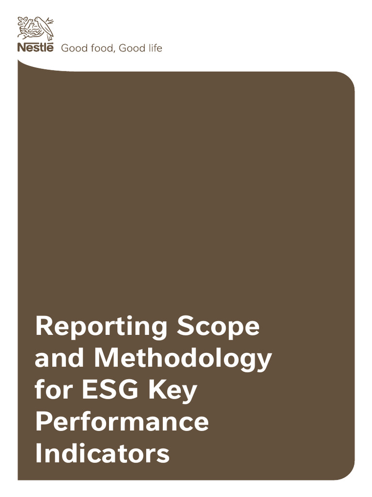 Reporting Scope Methodology Esg Kpis 2022 en | PDF | Agriculture ...