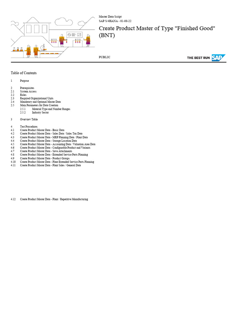BNT S4hana2022 Master Data en XX | PDF | Real Estate Appraisal ...