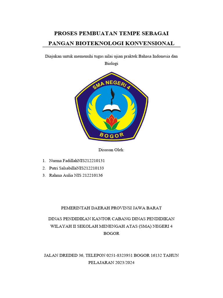 Laporan Bhs Indonesia (Bioteknologi | PDF | Kesehatan Holistik | Sains ...