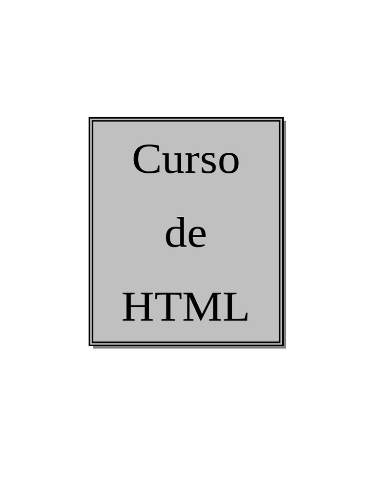 Curso de HTML | PDF | HTML | Color