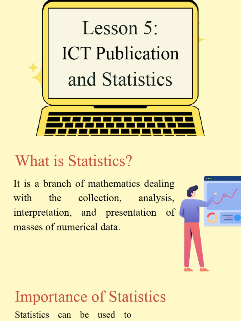 EMTECH LESSON 5 ICT Publication and Statistics | PDF | Facebook | Statistics