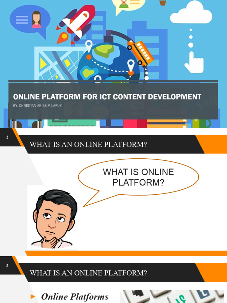 Lesson 1 Online Platforms | PDF | World Wide Web | Internet & Web