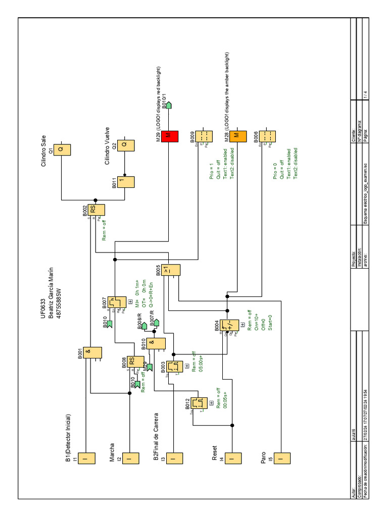 Esquema eléctrico_LOGO_examen | PDF