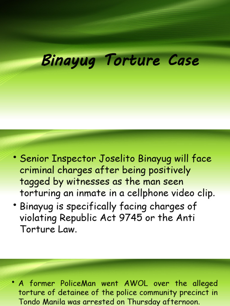 Binayug Torture Case | PDF | Politics | Social Science