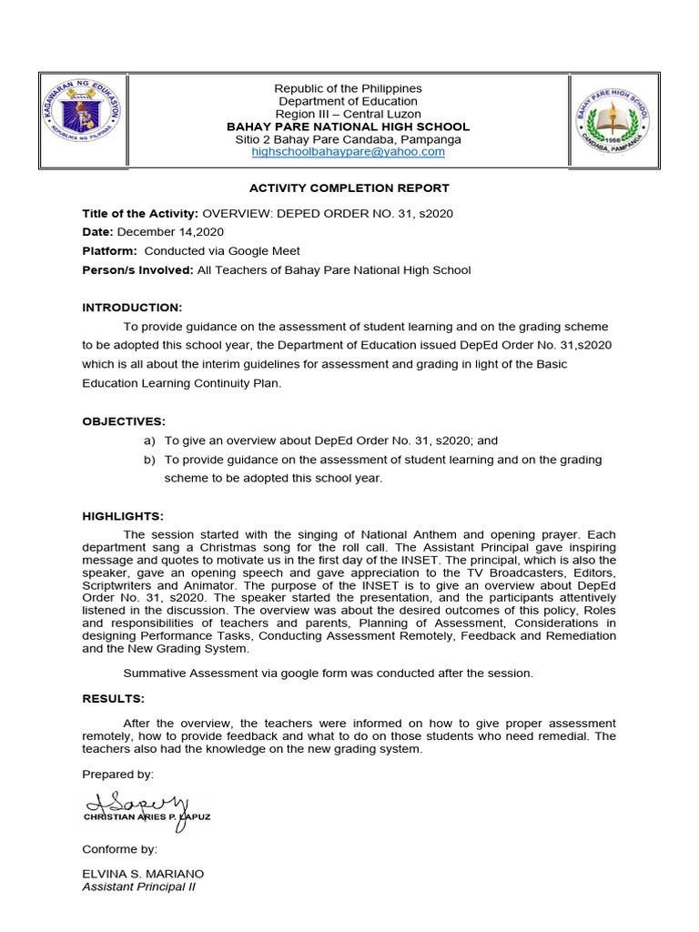 Day 1 INSET ACR | PDF | Cognition | Learning
