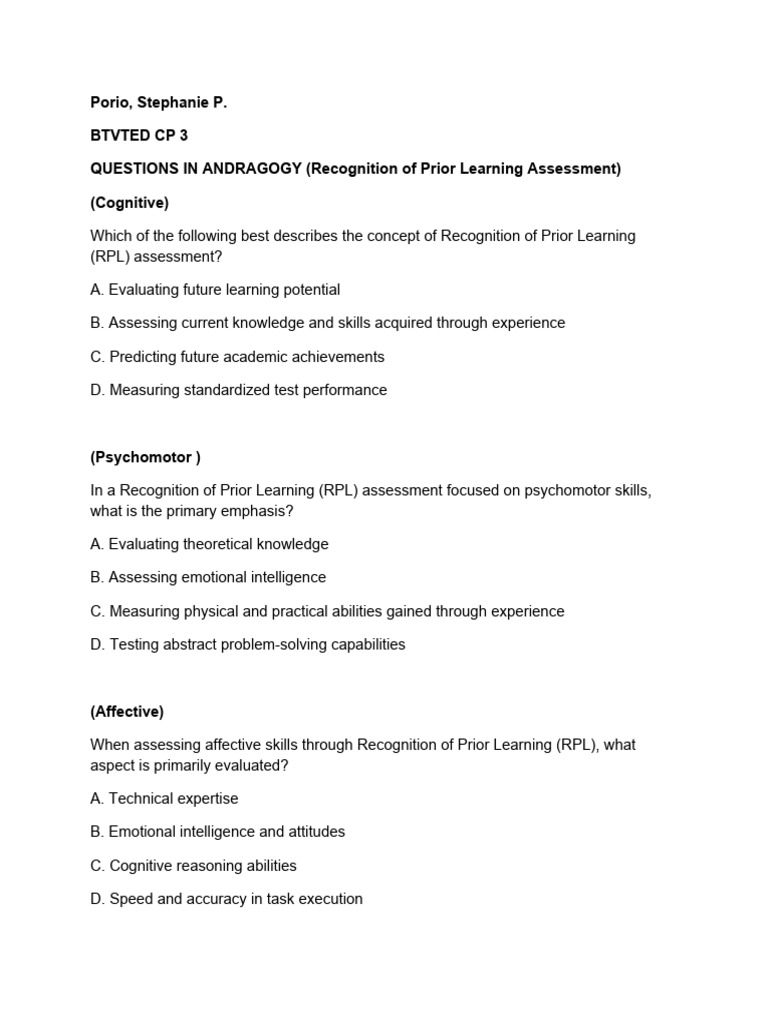 Porio, Questions | PDF | Career & Growth | Computers