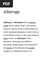 Polymorphism vs. Allotropy Explained | PDF | Carbon | Chemistry