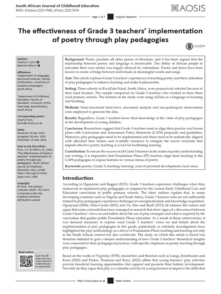 The Effectiveness of Grade 3 Teachers Implementat | PDF | Learning | Pedagogy