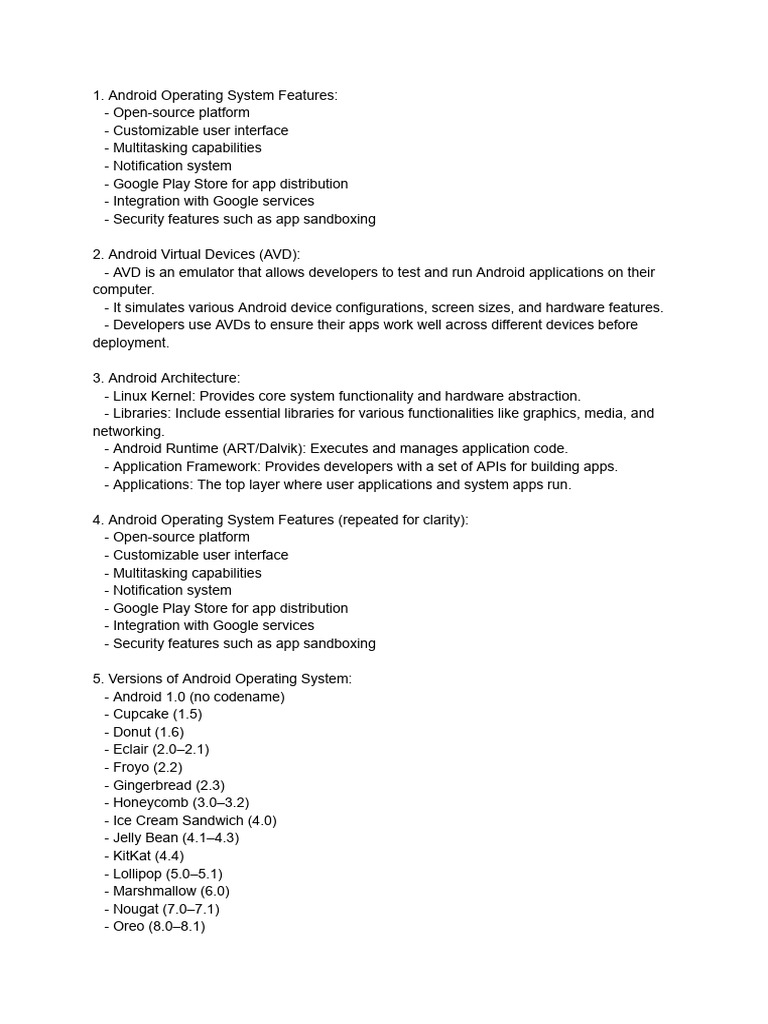 Chapter 1-2 | PDF | Android (Operating System) | Java Virtual Machine
