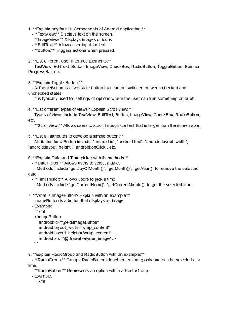 Chapter 4 | PDF | Button (Computing) | User Interface