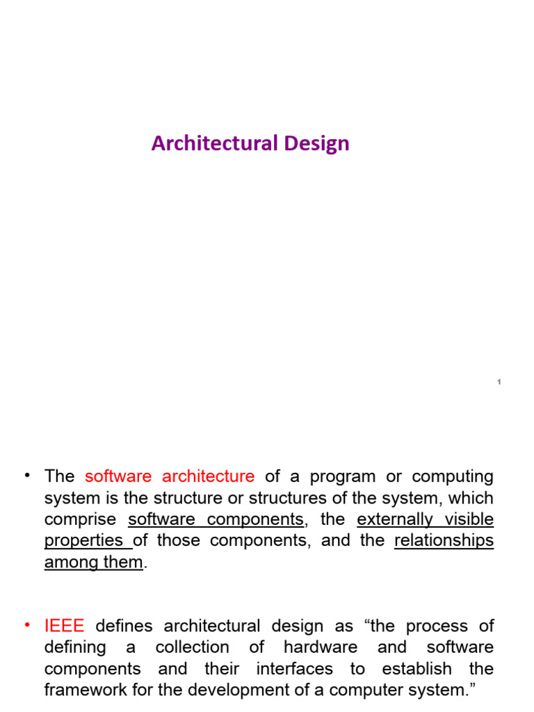 8-Architectural Design, Detailed Design - Transaction & Transformation, Refactoring of Designs ...